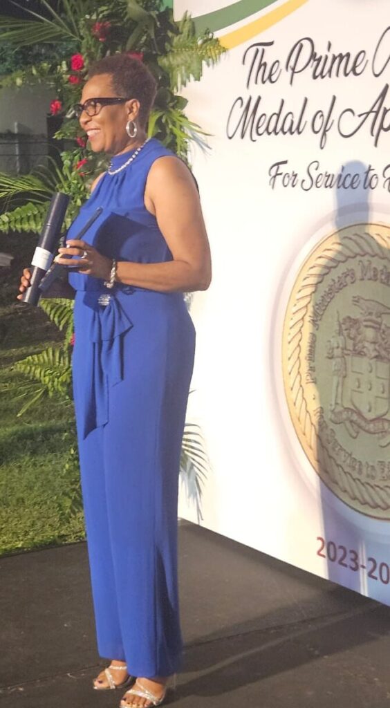 JACQUELINE THAMES RECEIVES PM’S MEDAL - North Coast Times Jamaica